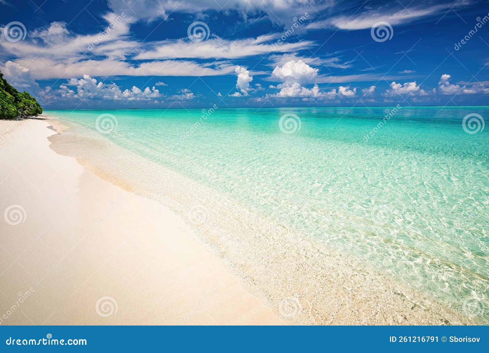Beautiful Sunny Ocean Beach, Maldives Stock Image - Image of summer ...