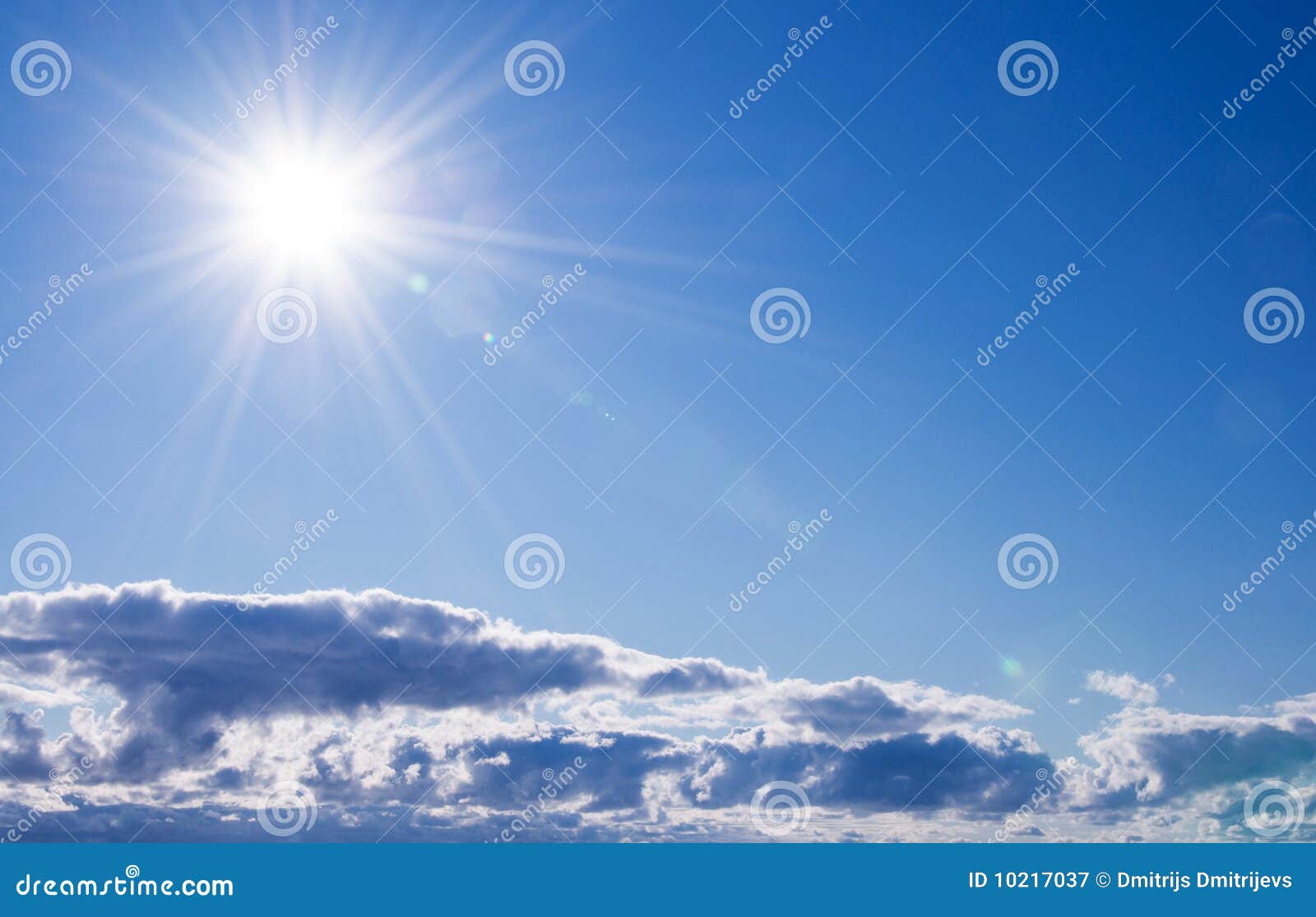 Beautiful sunny sky stock image. Image of peace, global - 10217037