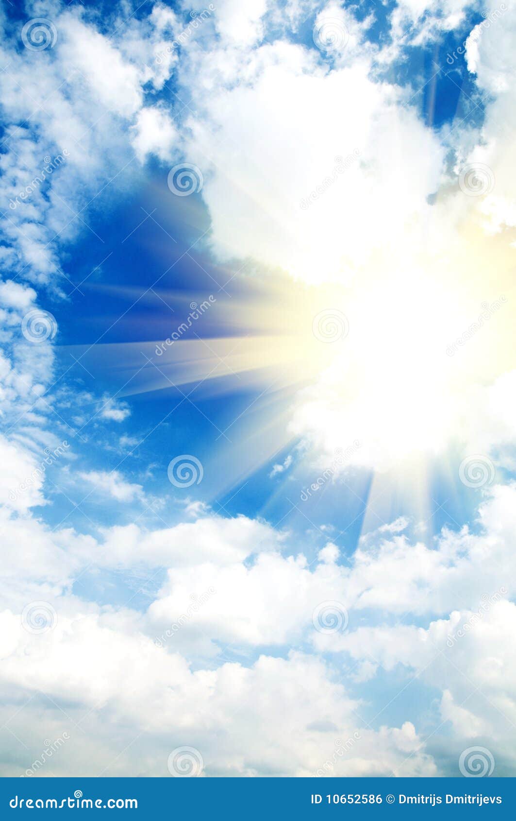 Beautiful sunny sky stock photo. Image of global, seasonal - 10652586