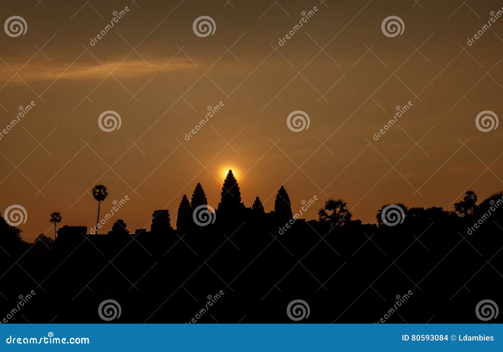 Beautiful Sunrise at Angkor Wat Temple Stock Photo - Image of cambodia ...