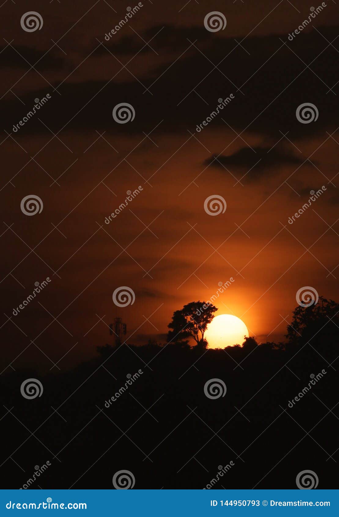 Beautiful Sunrise at Cimenyan Stock Image - Image of travel, summer ...