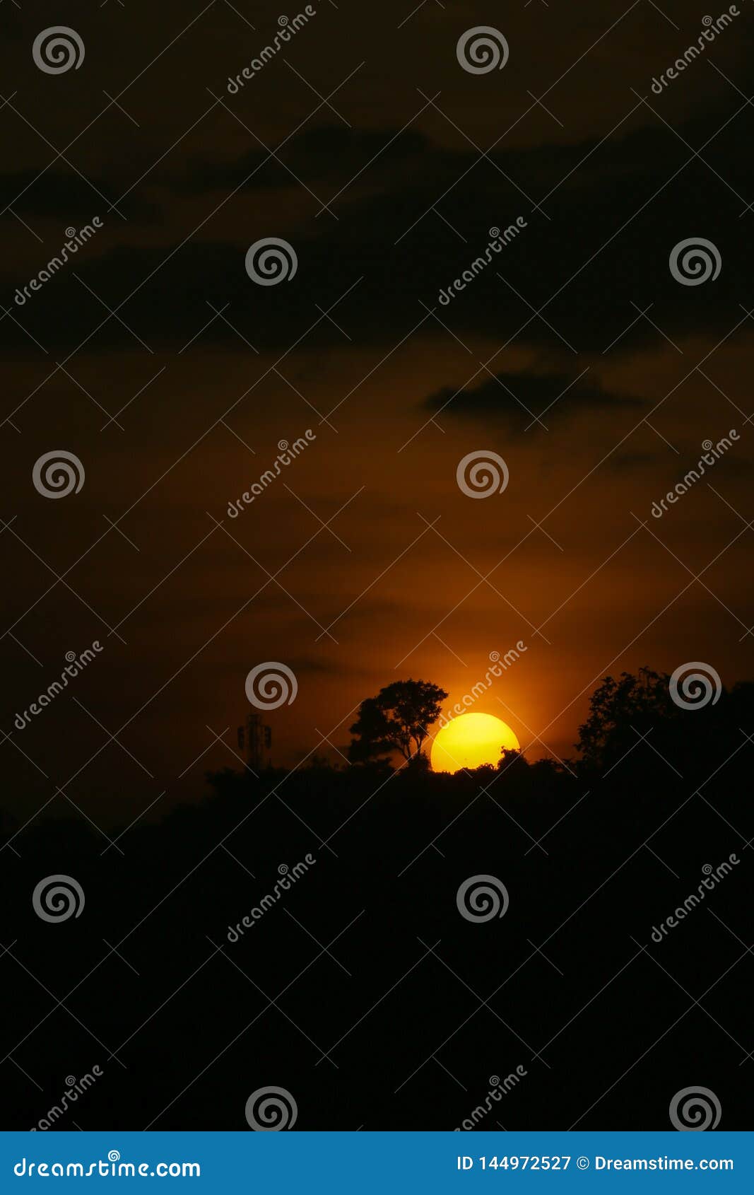 Beautiful Sunrise at Cimenyan Stock Image - Image of sunrisenpanorama ...