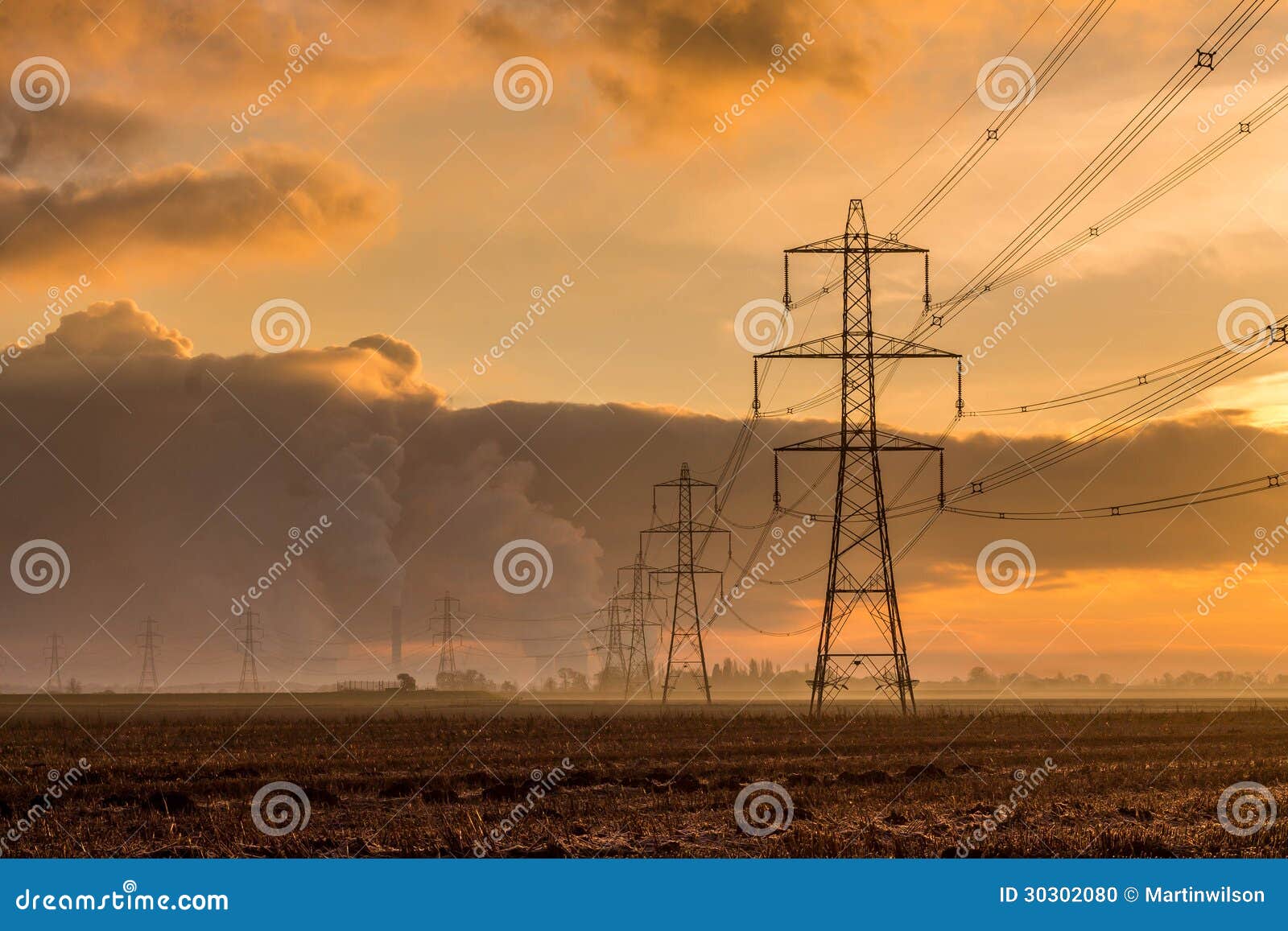 Powerful Sunrise stock photo. Image of field, power, meadow - 30302080