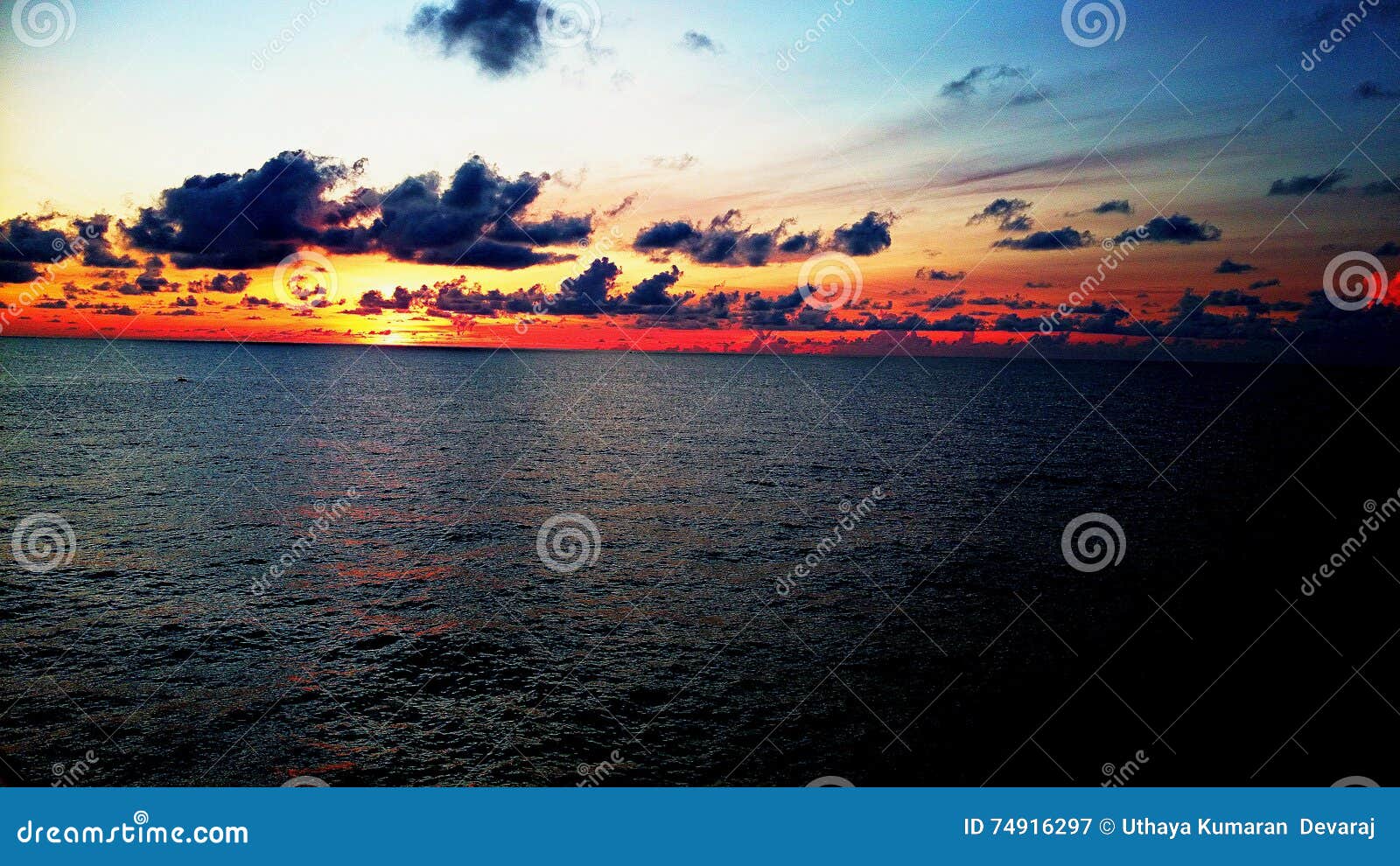 Beautiful Sunrise Scenery Landscape Stock Image - Image of offshore ...