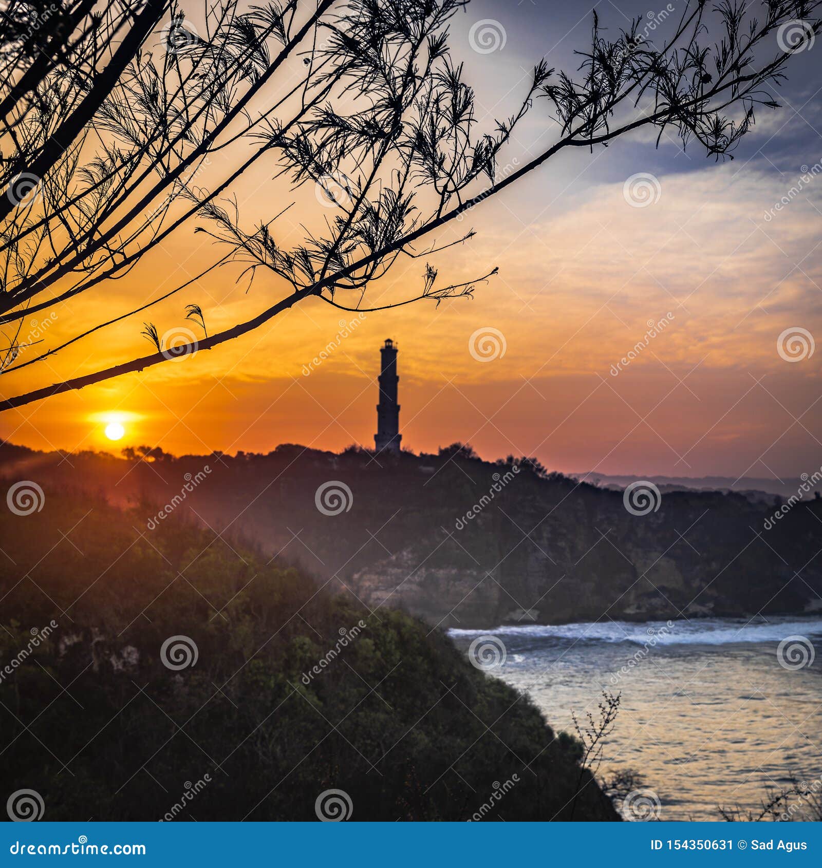 Beautiful Sunrise View in High Resolution Square Format Image Stock ...