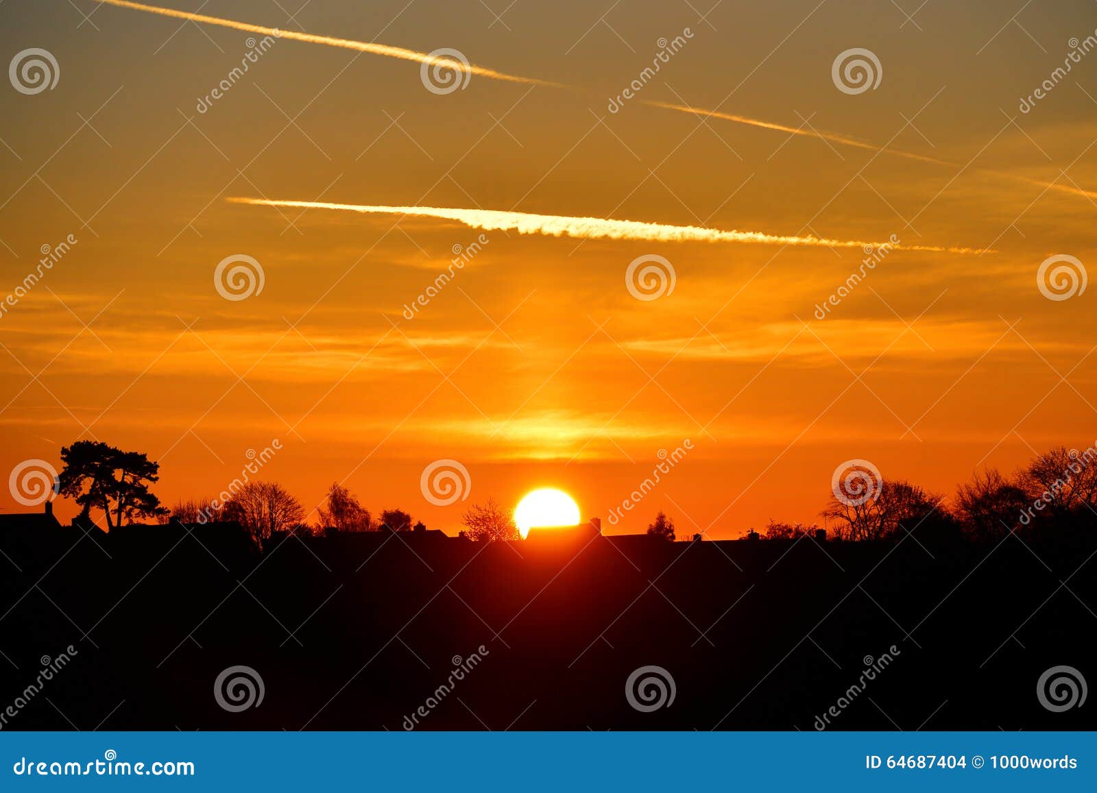 Beautiful Sunrise stock photo. Image of britain, clear - 64687404