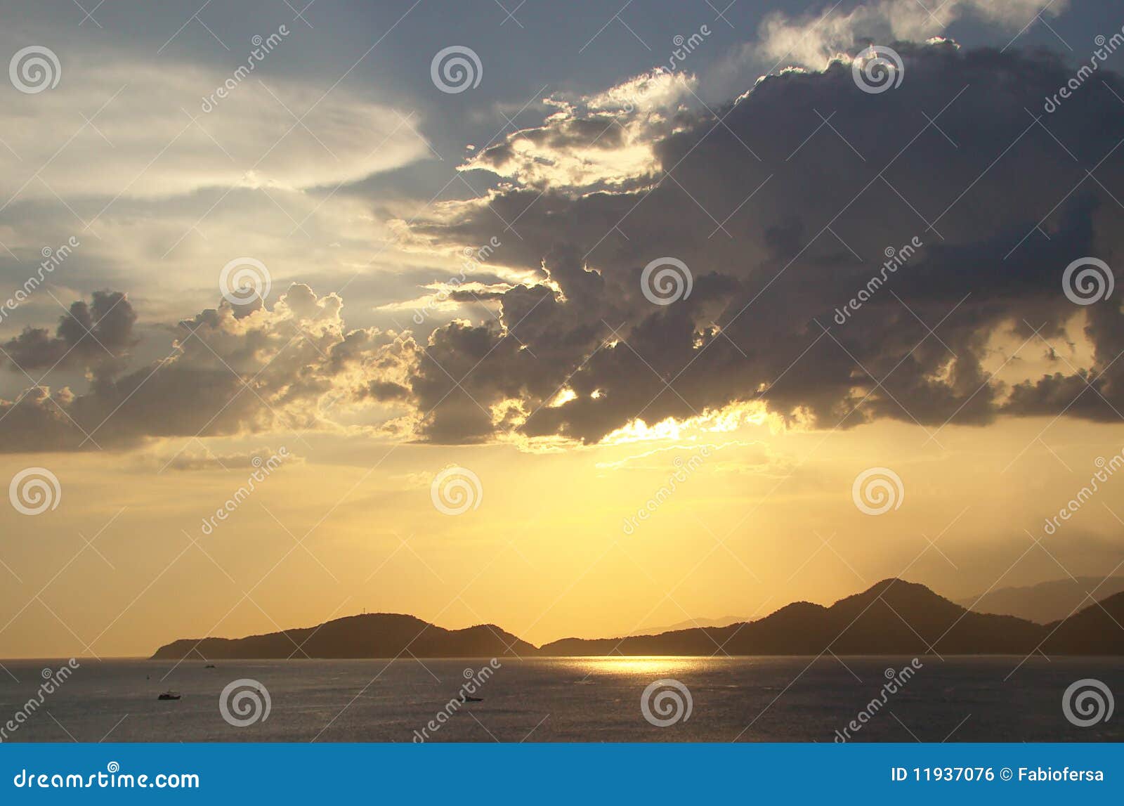 Beautiful sunset stock photo. Image of brazil, brazilian - 11937076