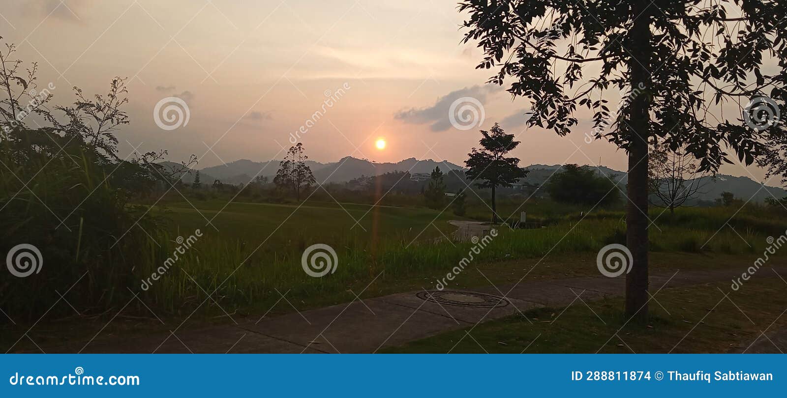Beautiful Sunset in the Afternoon Stock Photo - Image of nature ...