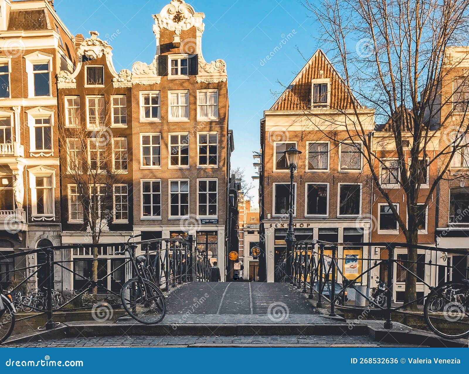 Beautiful Sunset in Amsterdam City Stock Photo - Image of evening, city ...