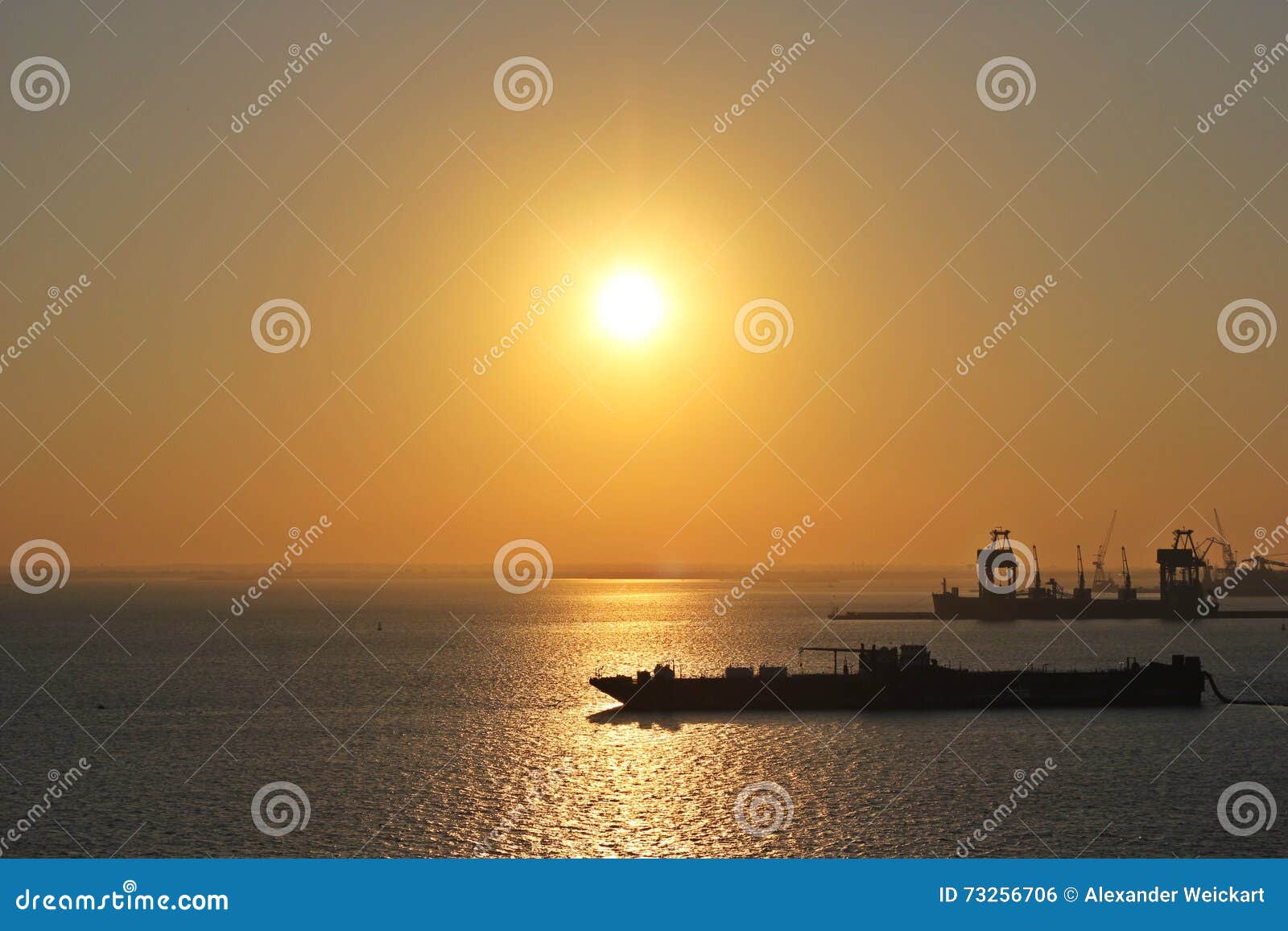 Beautiful Sunset - Bahrain. Stock Photo - Image of bright, dusk: 73256706