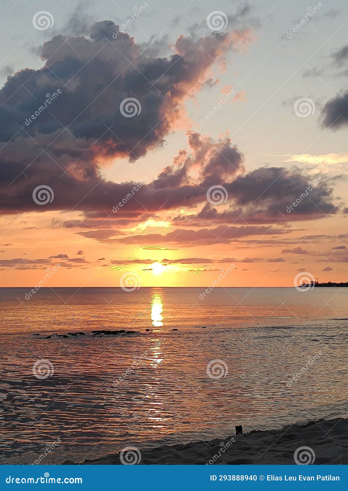 Beautiful Sunset Beach Cayman Islands Stock Photo - Image of sunset ...