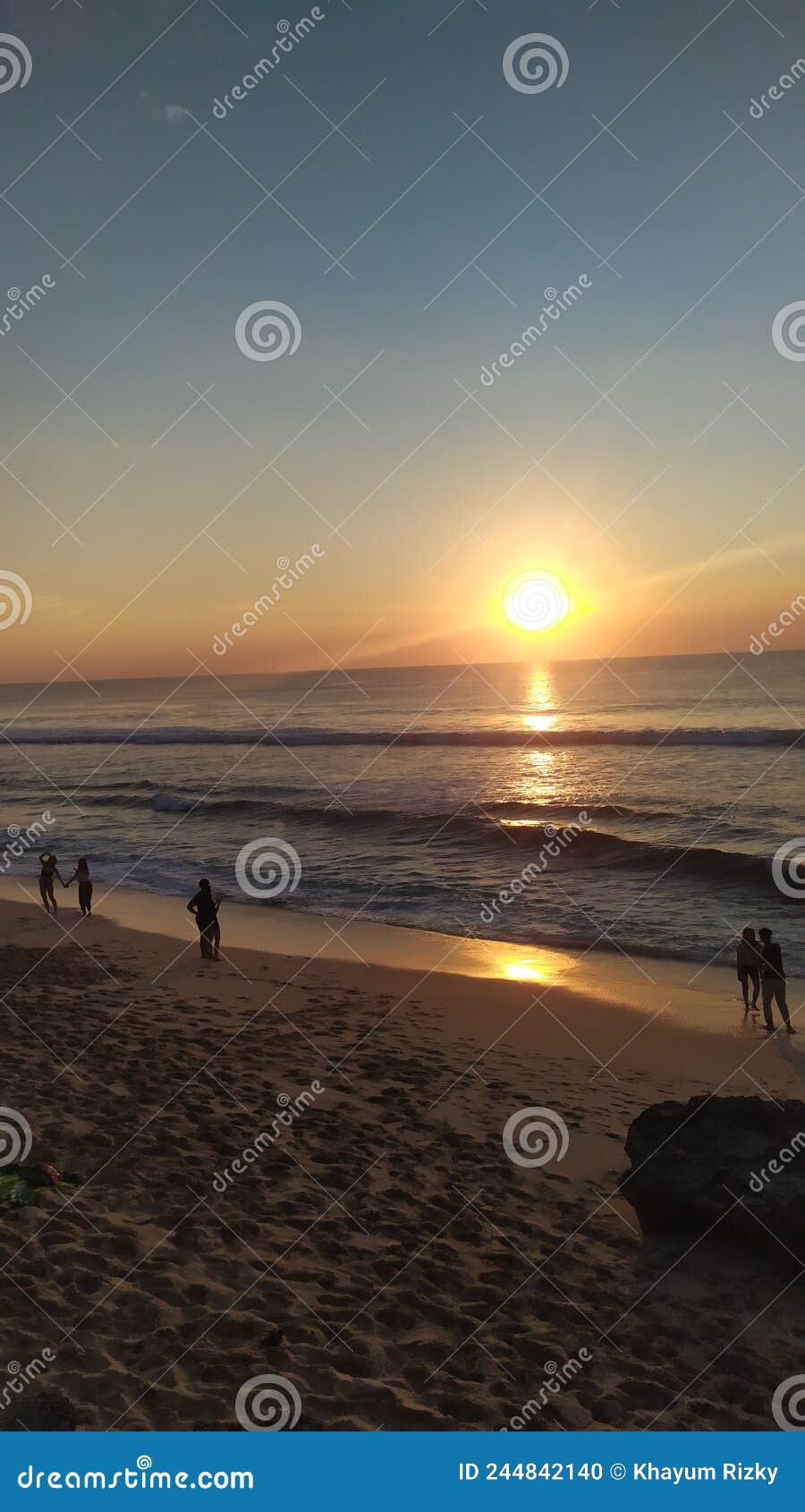 Beautiful Sunset and Chill on Stock Photo - Image of wall, lighting ...