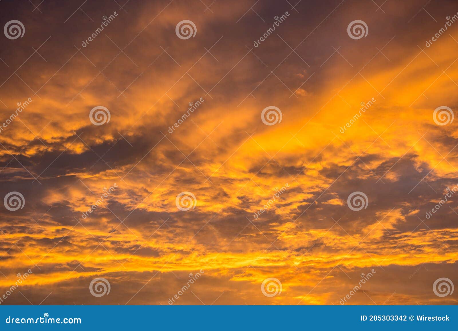 Beautiful Sunset in the Cloudy Red Sky Stock Photo - Image of sunset ...