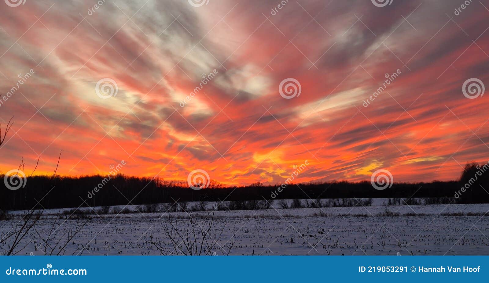 Beautiful Sunset in the Country Stock Image - Image of country, clouds ...