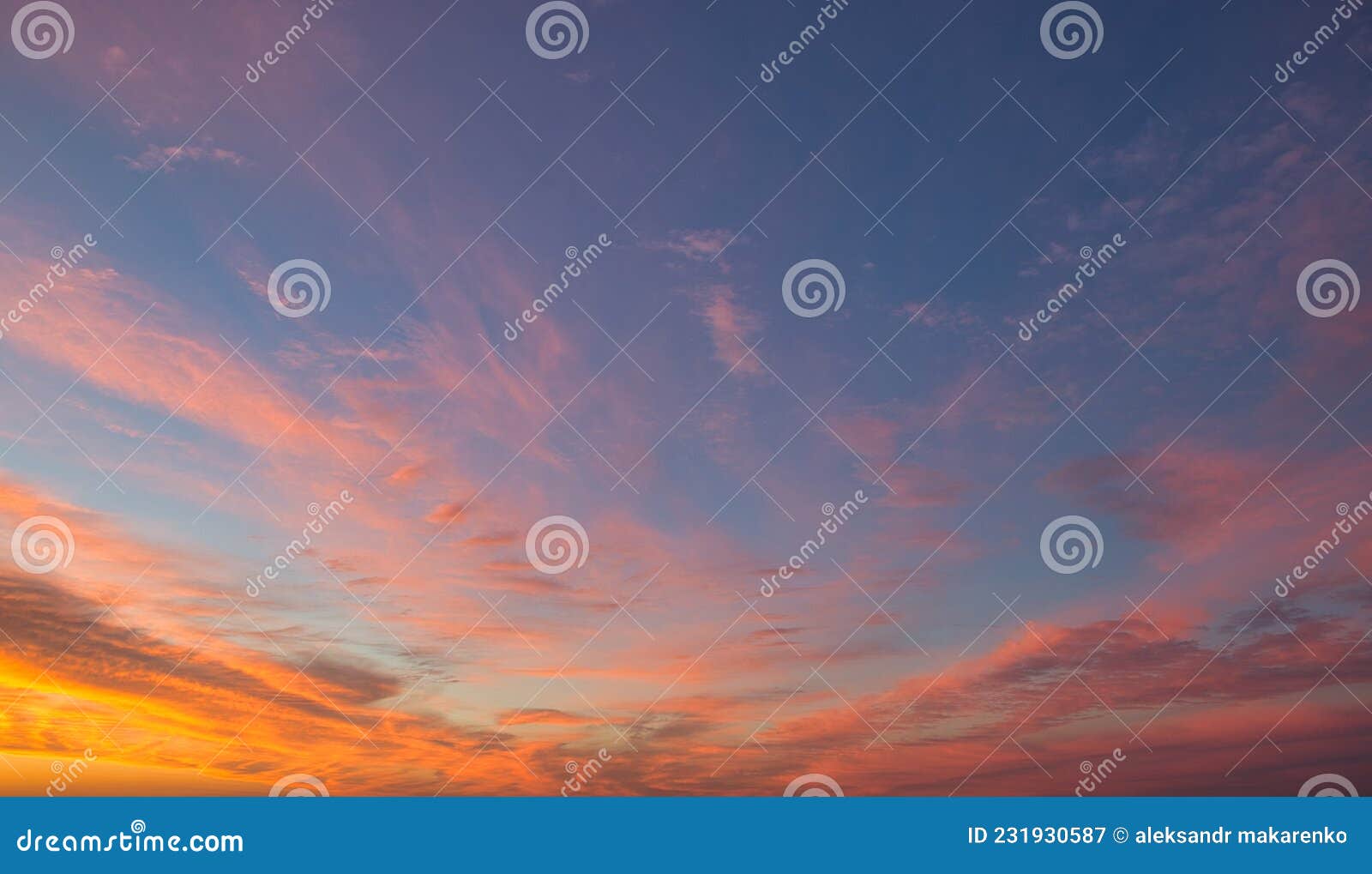 Beautiful Sunset on Dramatic Stormy Red Sky Stock Image - Image of ...