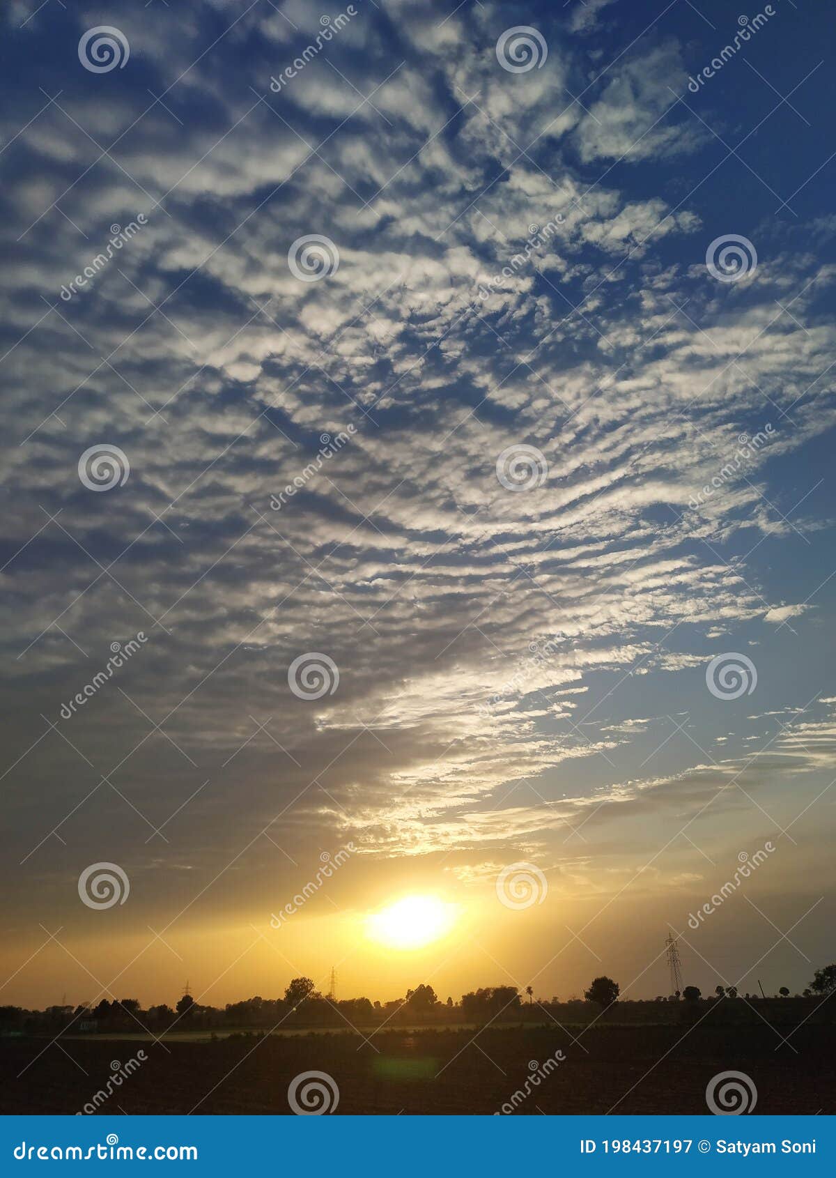 Dusk till Dawn, sunset. stock image. Image of morning - 198437197