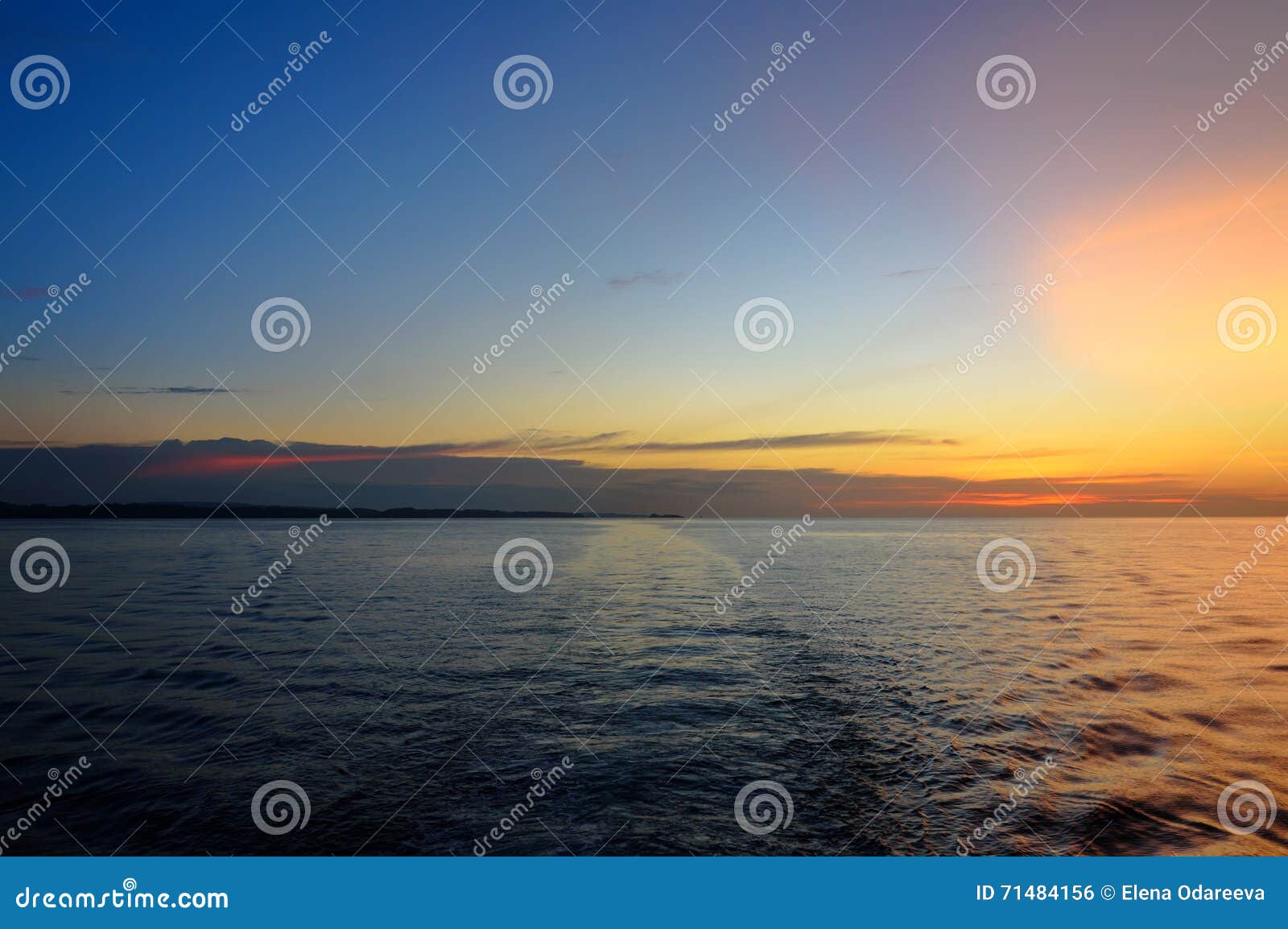 Beautiful Sunset at the Equator Stock Photo - Image of destinations ...