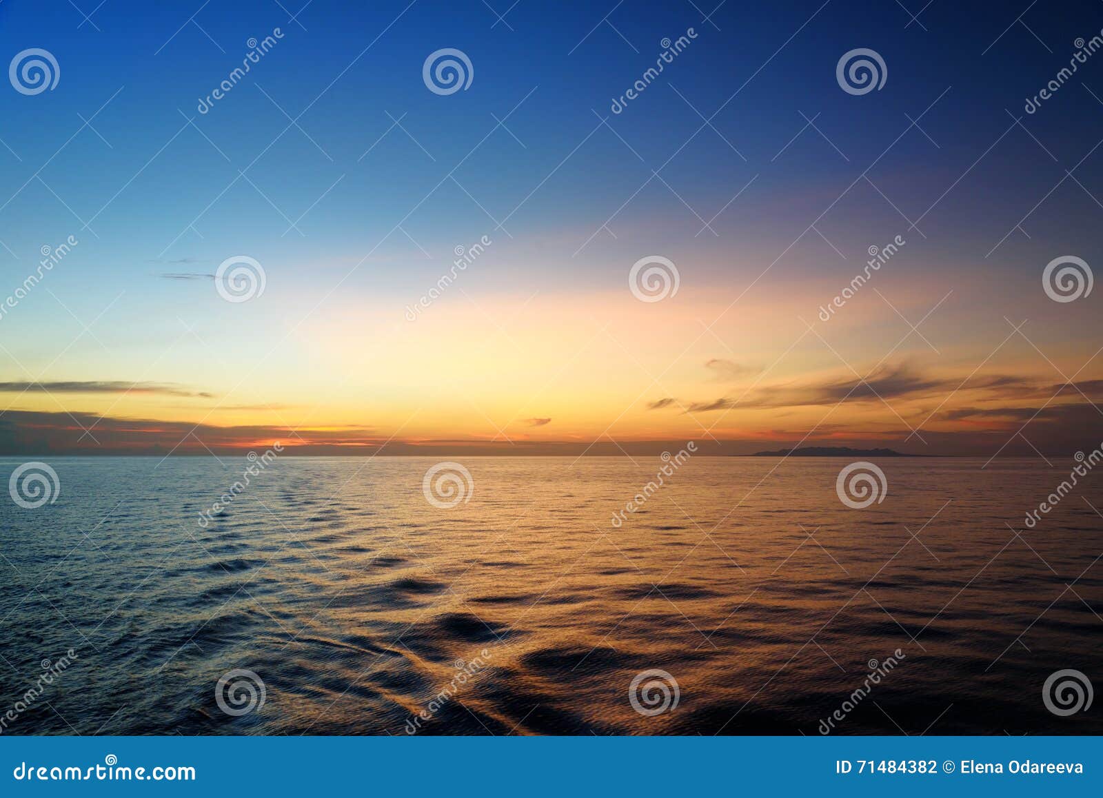 Beautiful Sunset at the Equator Stock Photo - Image of central, remote ...