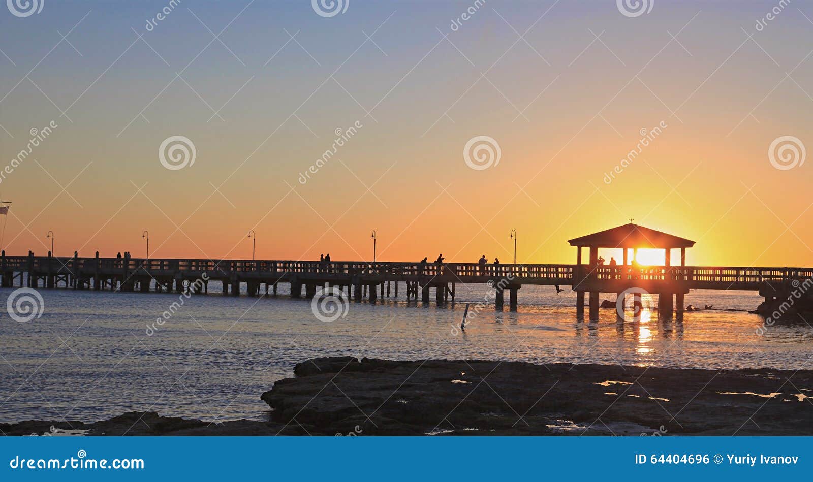 Beautiful Sunset on the Island of Key West Stock Photo - Image of ...