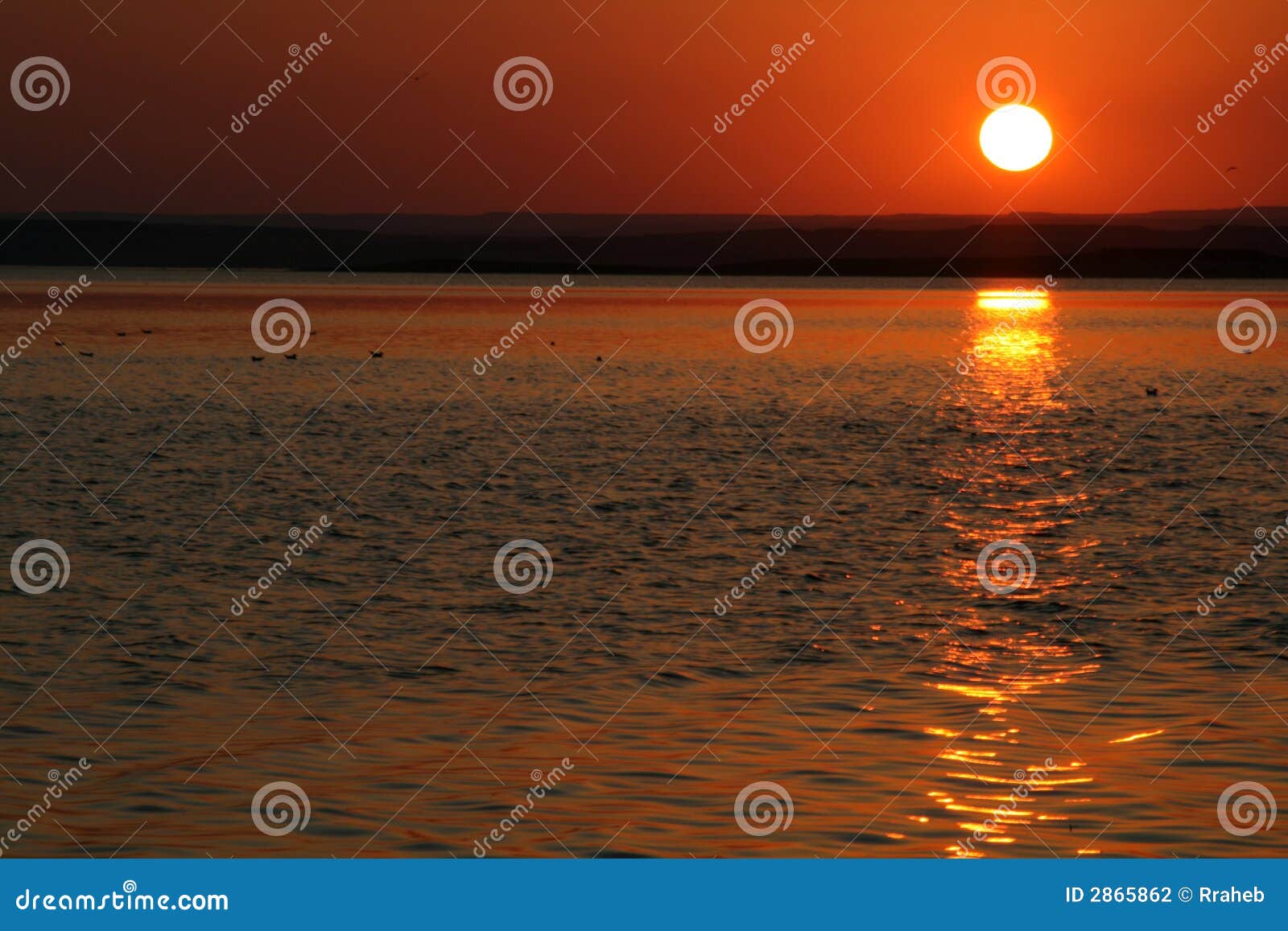 Beautiful Sunset - Landscape Stock Photo - Image of reflection, africa ...