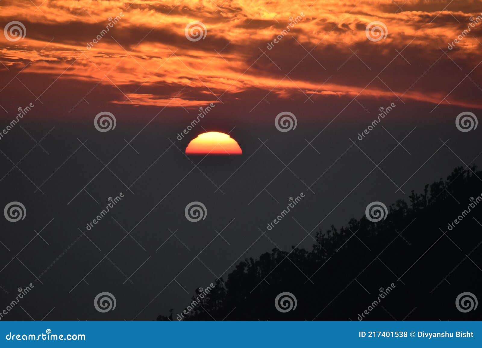 Beautiful Sunset from Nainital Uttarakhand. Uttarakhand India ...