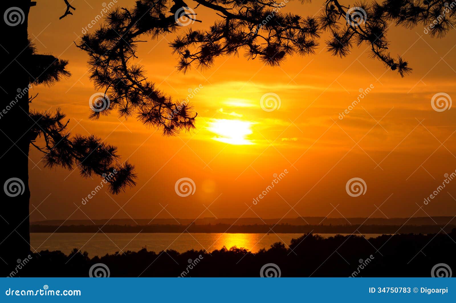 Beautiful sunset stock image. Image of nature, beautiful - 34750783
