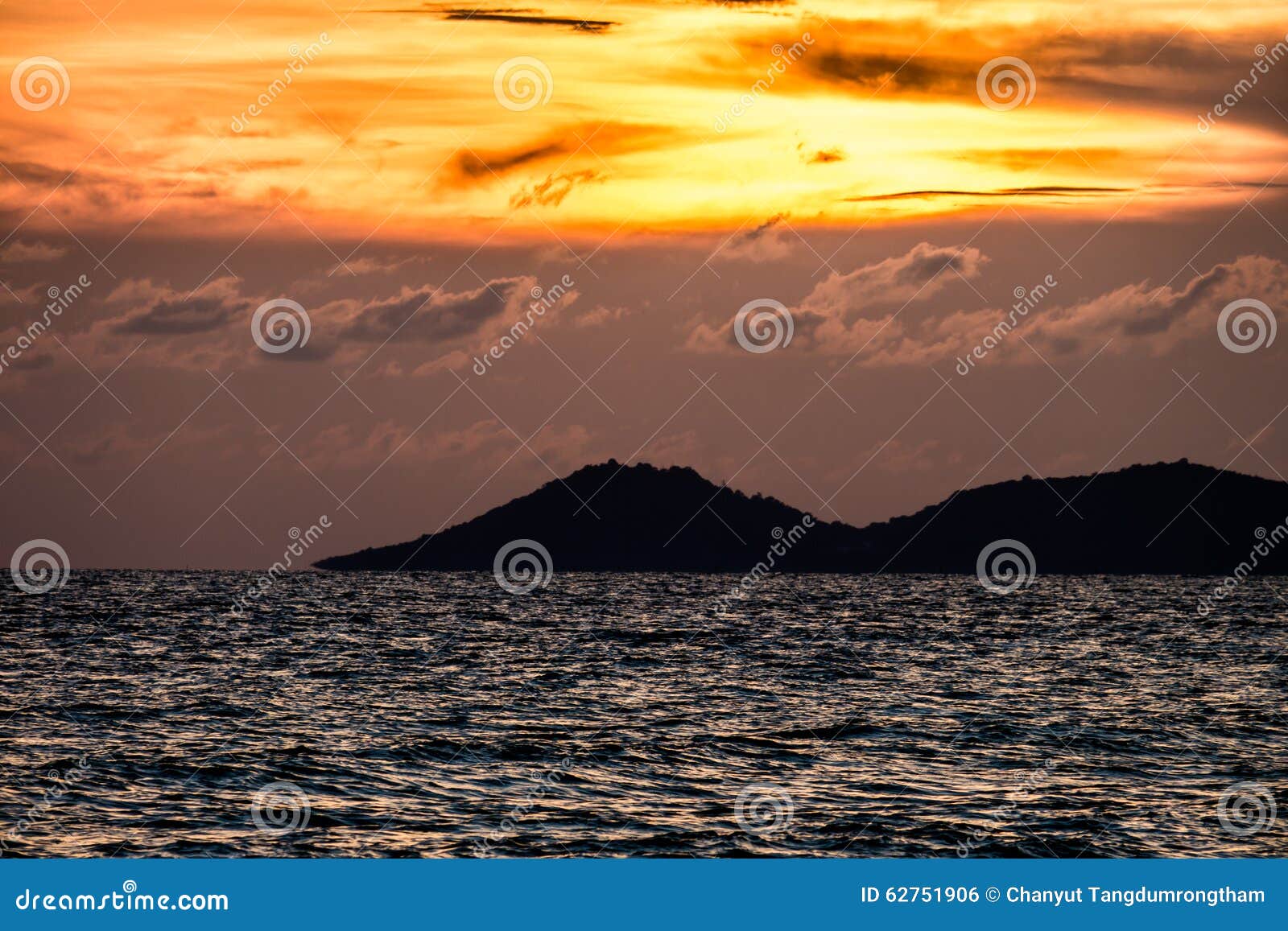 Beautiful Sunset at Rayong Beach Stock Photo - Image of rayong ...