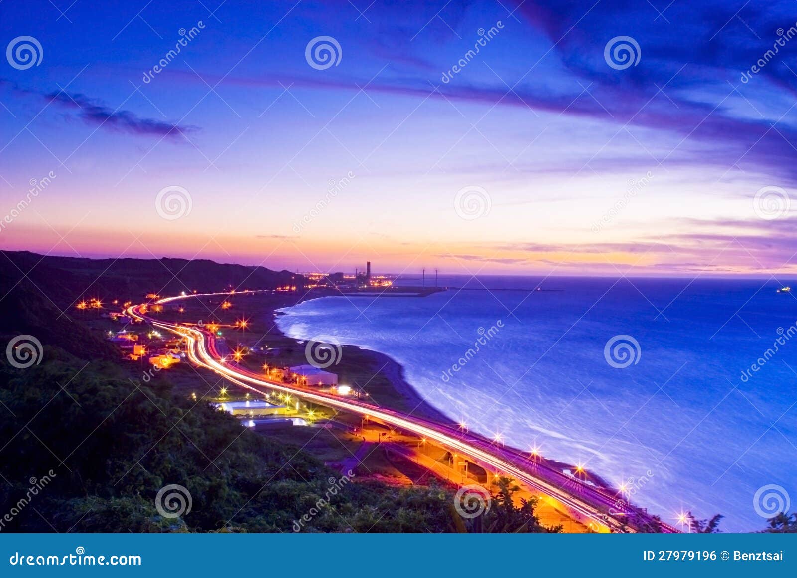 Beautiful sunset scenes stock photo. Image of landmark - 27979196