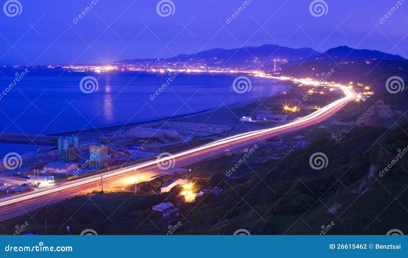 Beautiful Sunset Scenes with Sun Rays Stock Photo - Image of coastline ...