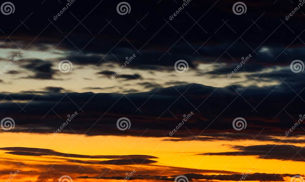 Beautiful Sunset Sky Abstract Background Stock Photo - Image of dark ...