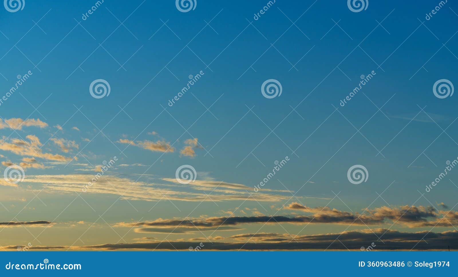 Beautiful Sunset Sky Abstract Background Stock Photo - Image of wind ...