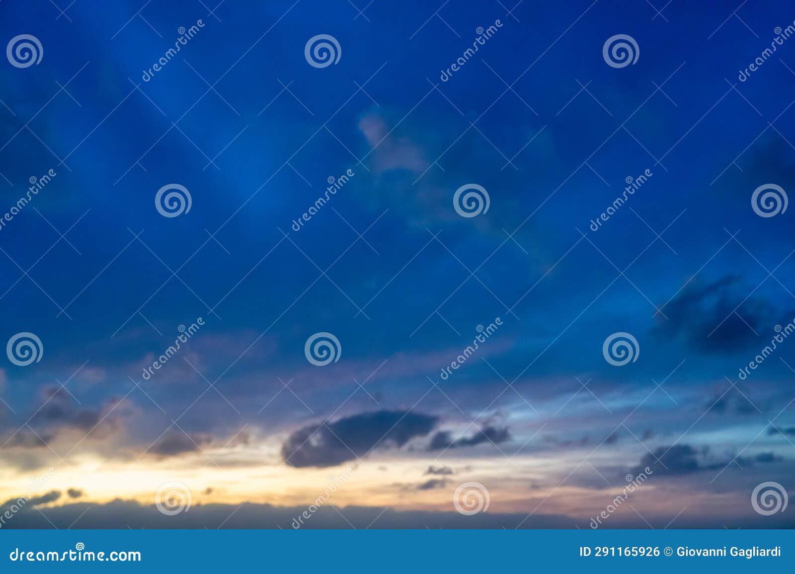 Beautiful Sunset Sky in Western Australia Stock Photo - Image of clouds ...