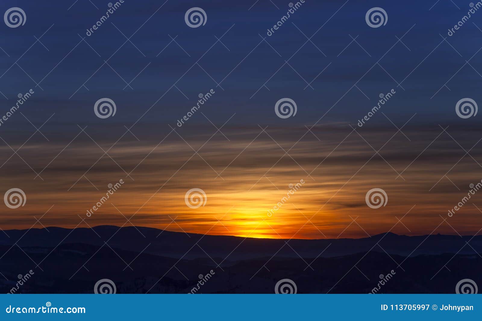 Beautiful Sunset or Sunrise with Color Sky Stock Image - Image of ...