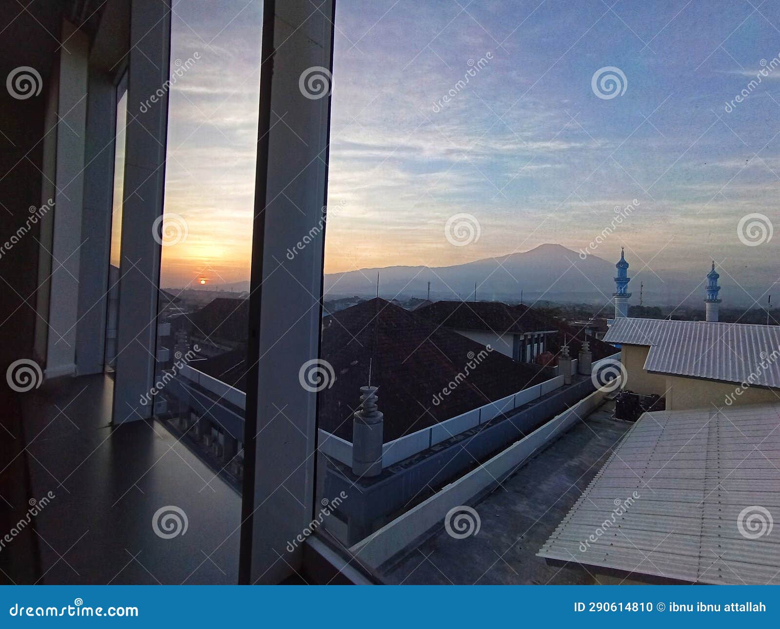 Beautiful Sunset View from Multi-storey Building Stock Photo - Image of ...