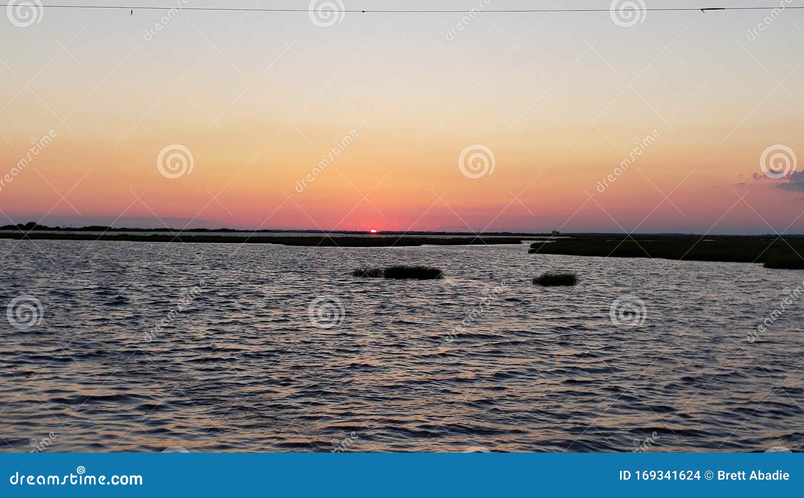 Beautiful Sunset on the Water Stock Photo - Image of clouds, beautiful ...