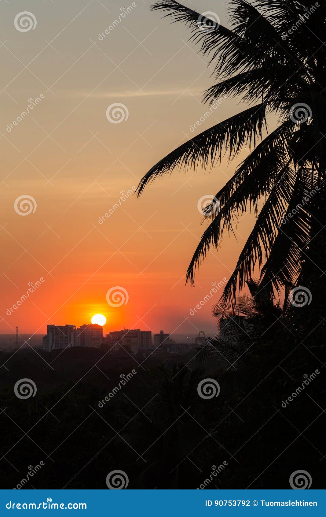 Beautiful sunset in Yangon stock photo. Image of outdoors - 90753792