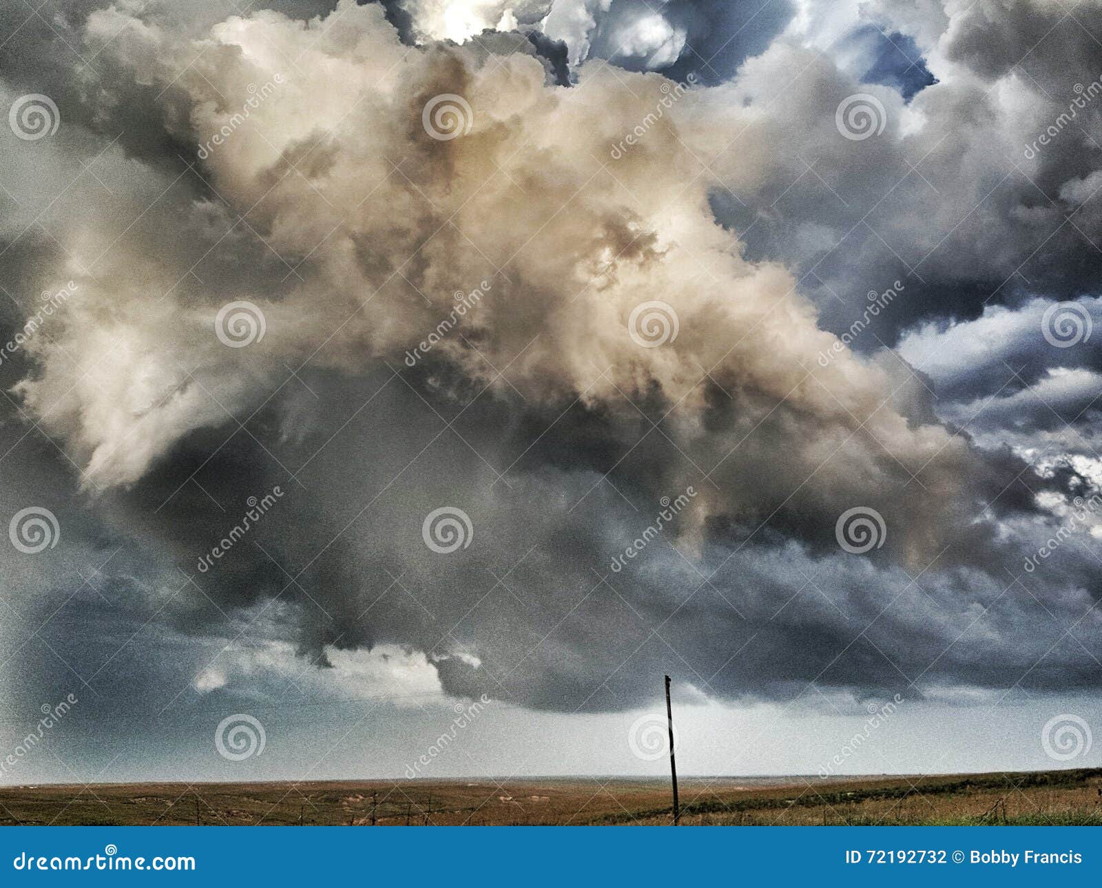 Beautiful supercell editorial photography. Image of storm - 72192732
