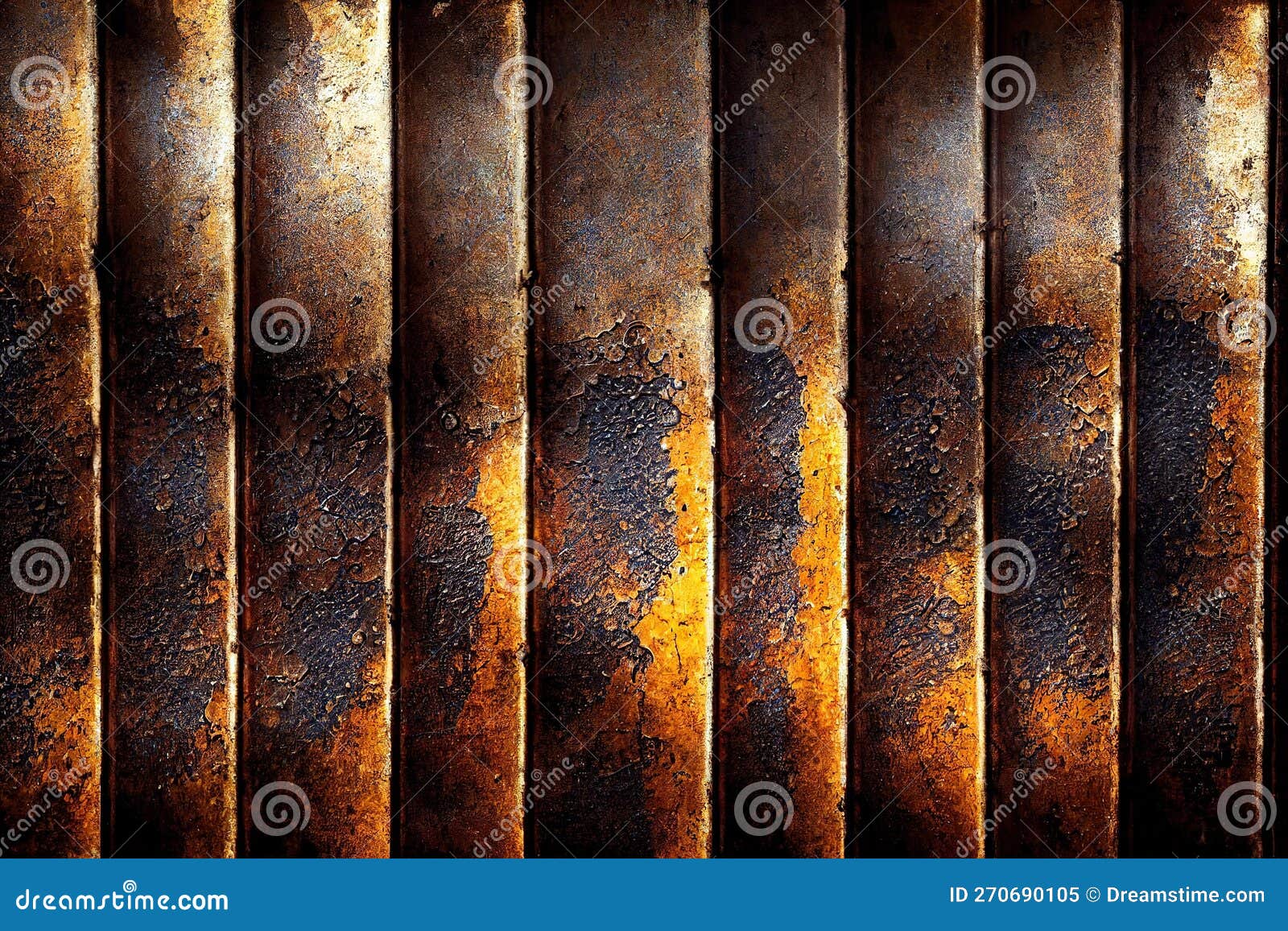 Beautiful Surface of Rusty Metal with Scuffs and Chips. Stock ...