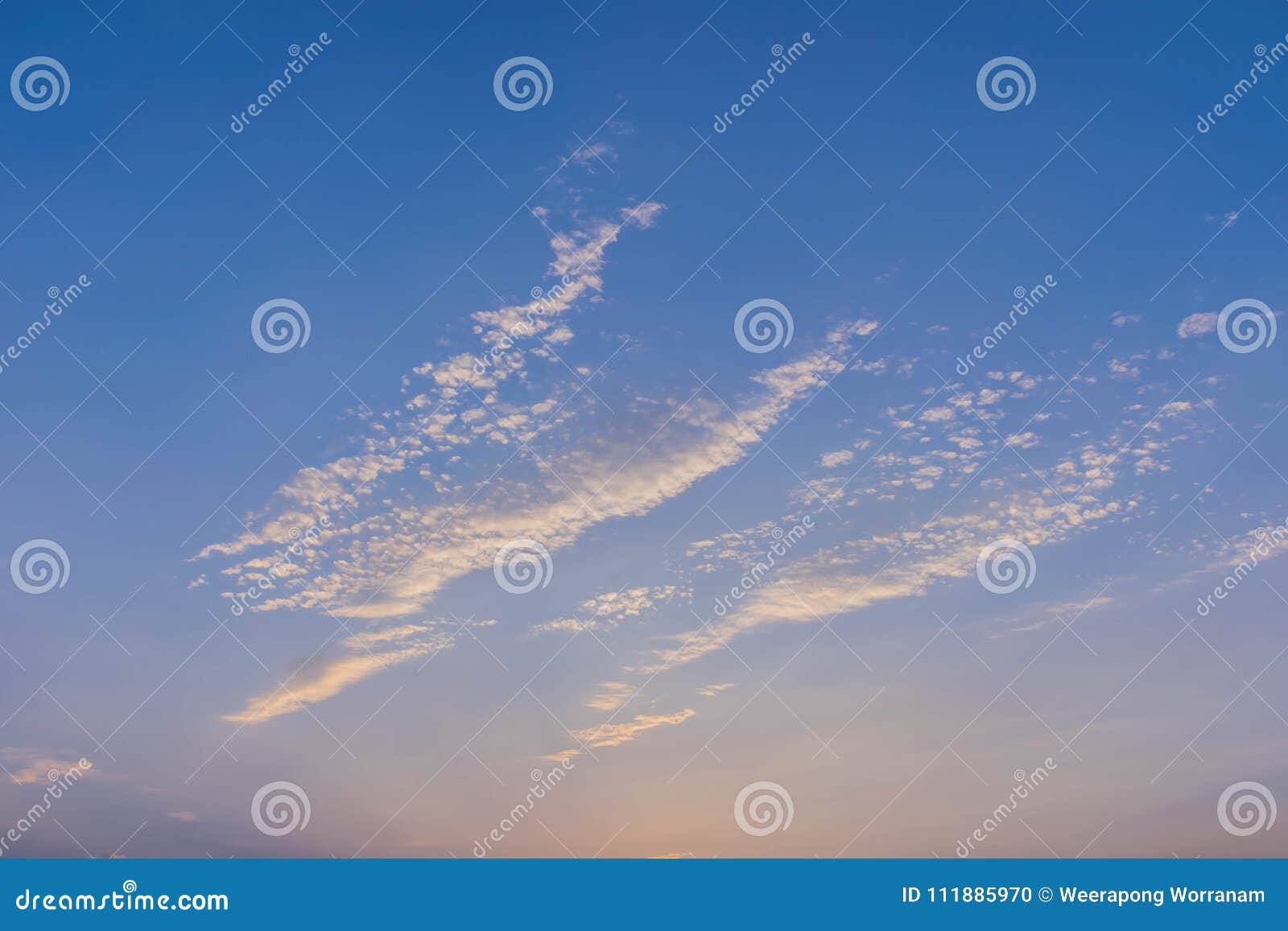 The Beautiful Surface Texture of Sky Clouds in the Evening. Stock Photo ...