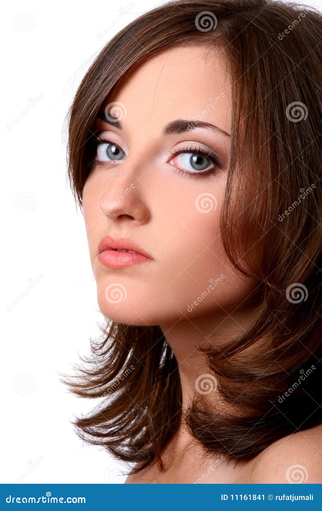 Beautiful Sweet Woman Looking at Camera Stock Image - Image of luxury ...