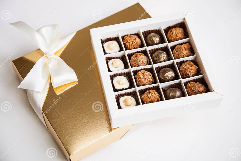 Beautiful Sweets in the Gift Box Stock Image - Image of christmas ...