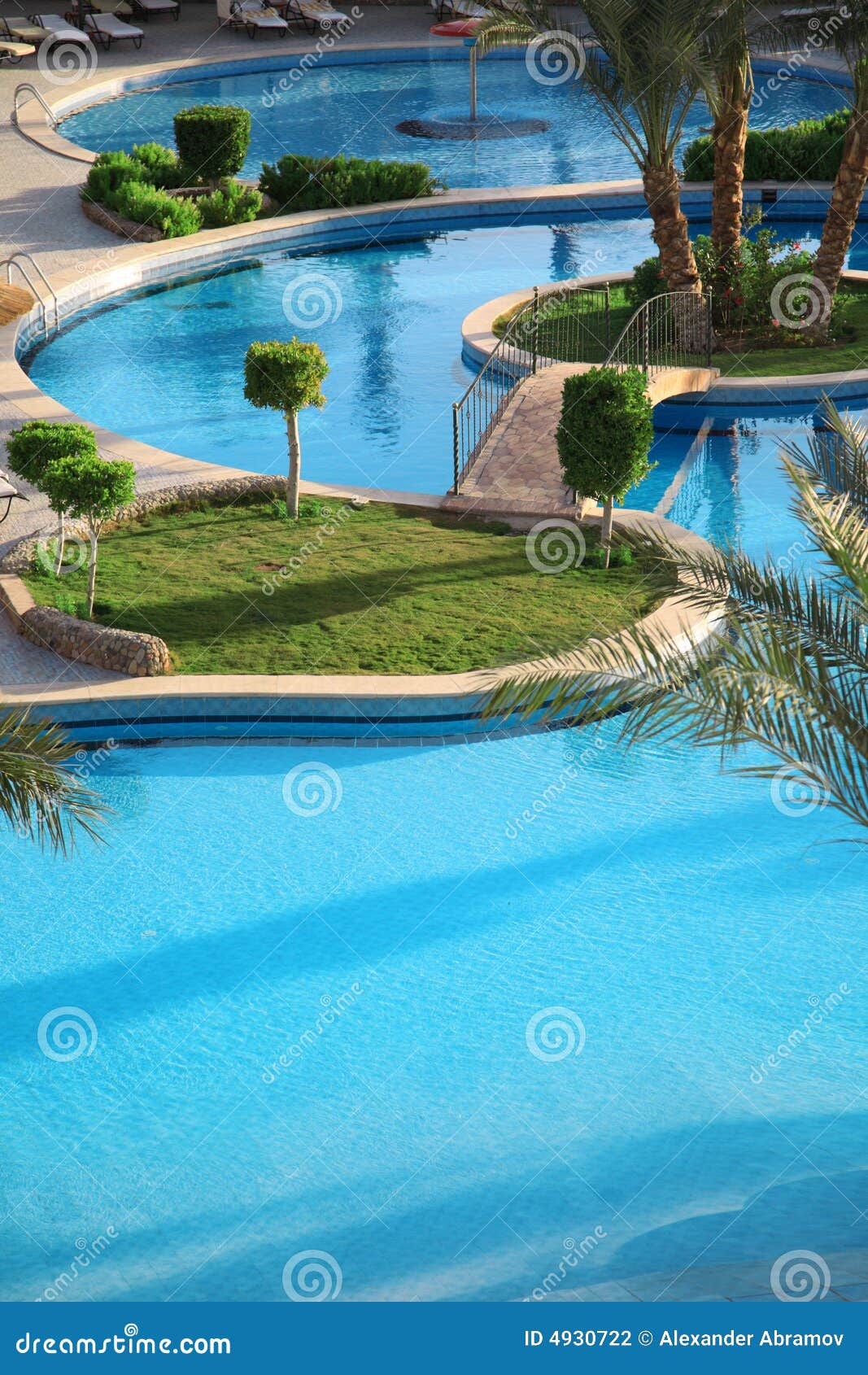 Beautiful swimming pool stock photo. Image of culture - 4930722