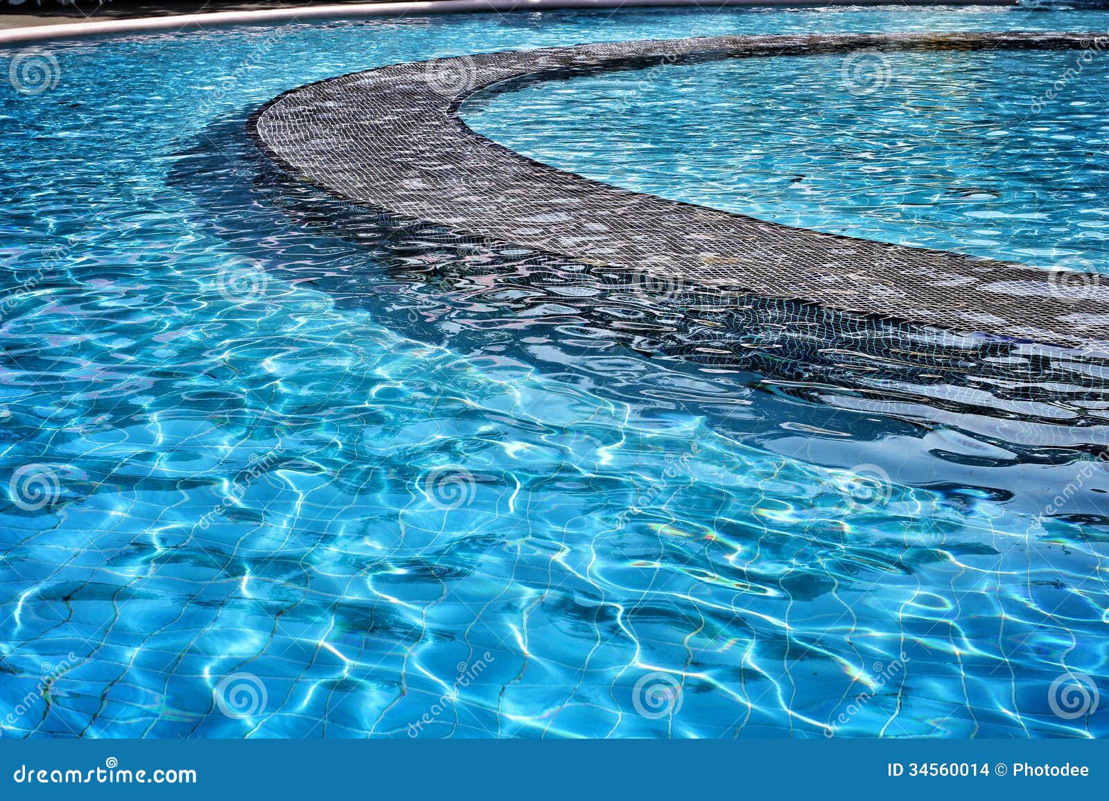 Beautiful swimming pool. stock photo. Image of health - 34560014