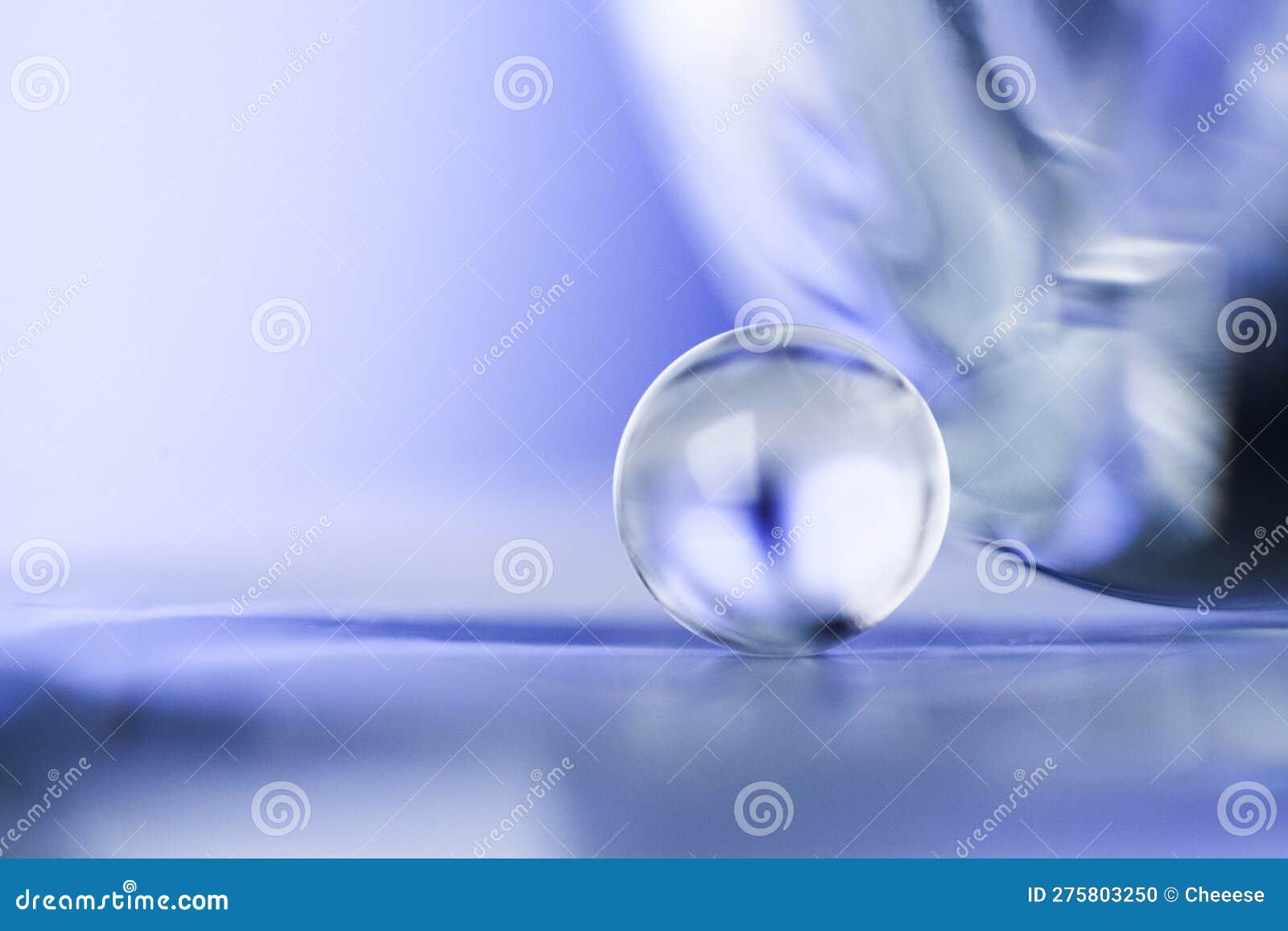 Beautiful Symbolic Macro Image of Fragility in Form of Round Stock ...