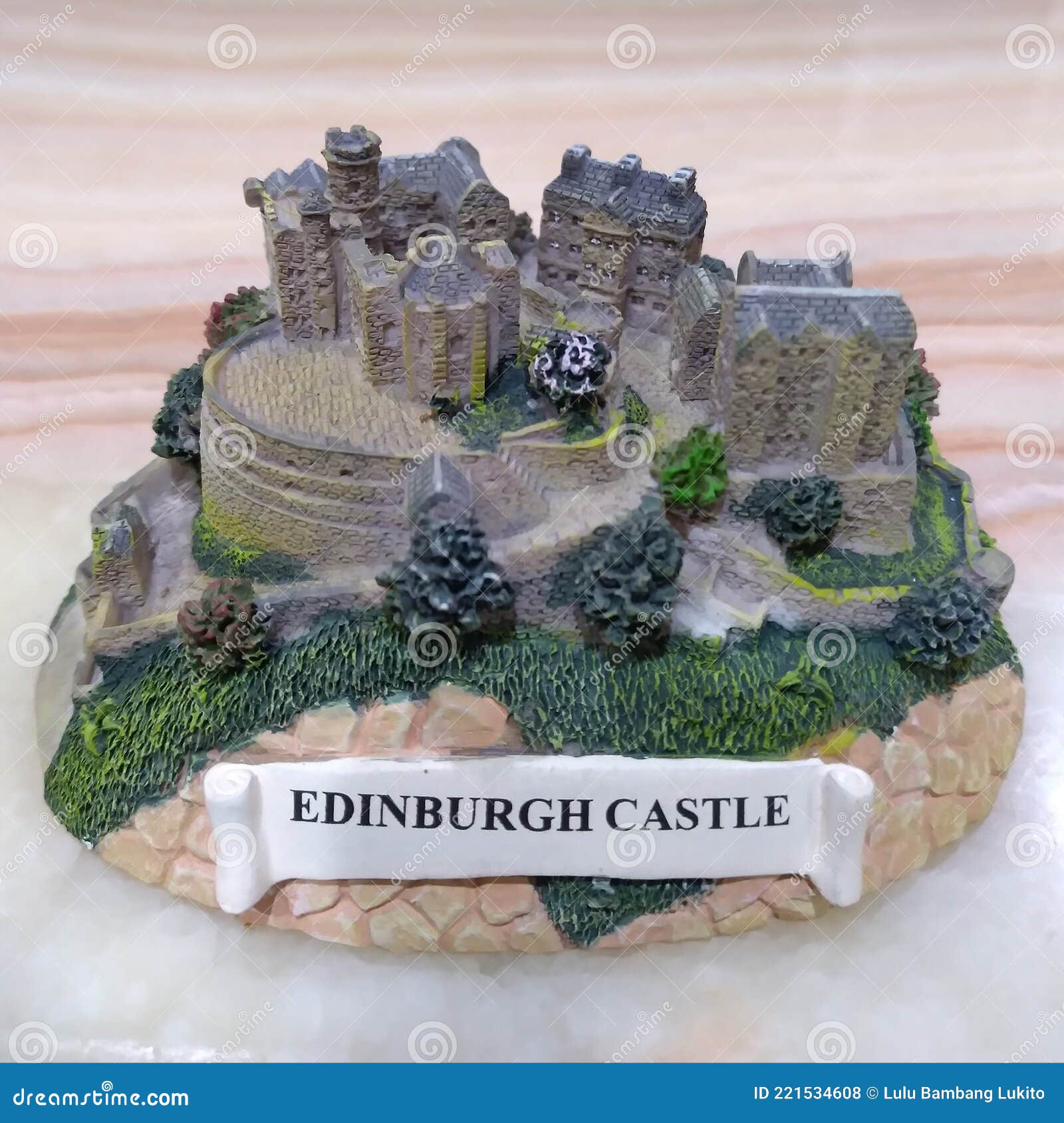 Beautiful Table Display Edinburgh Castel Stock Photo - Image of display ...