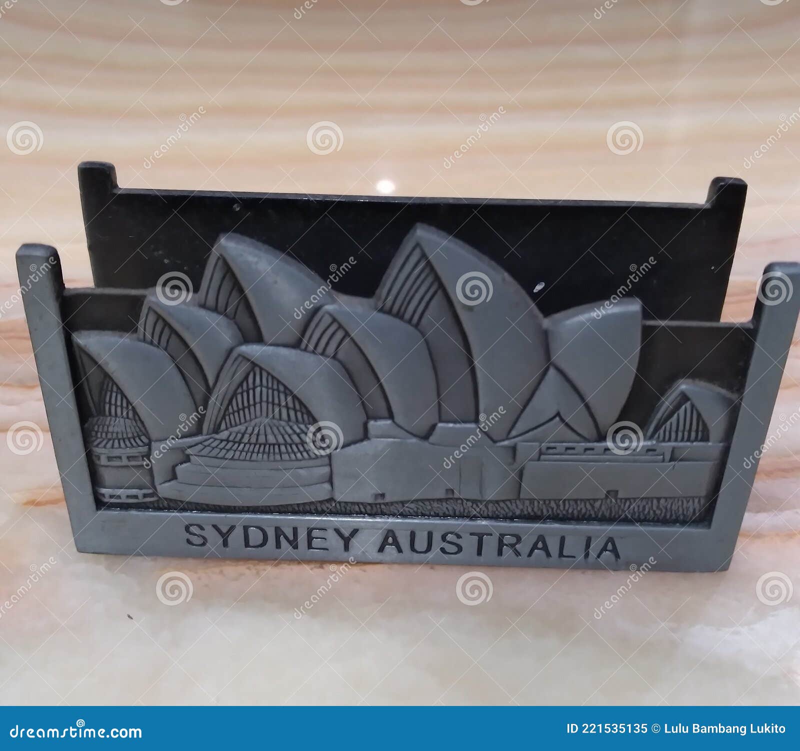 Beautiful Table Display Sidnay Silver Tissue Container Editorial Image ...