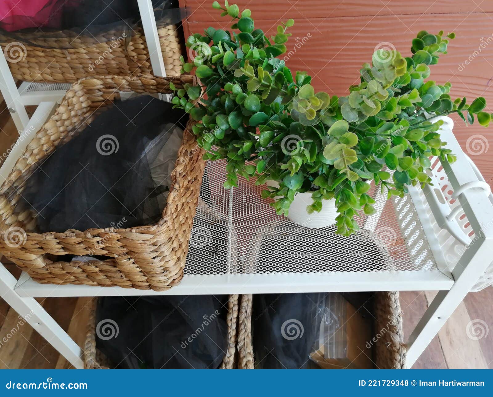 Beautiful Table Rack for Housekeeping Stock Photo - Image of herb ...