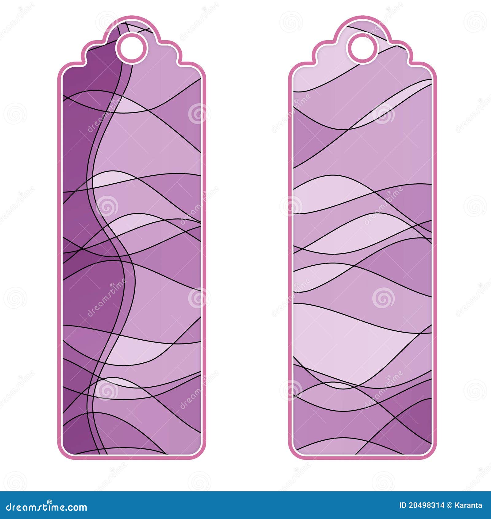 Beautiful Tags or Labels with Different Pattern Stock Illustration ...