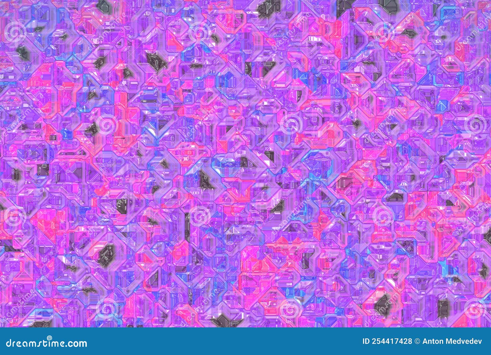 Beautiful Techno Digital Template Digitally Made Background or Texture ...