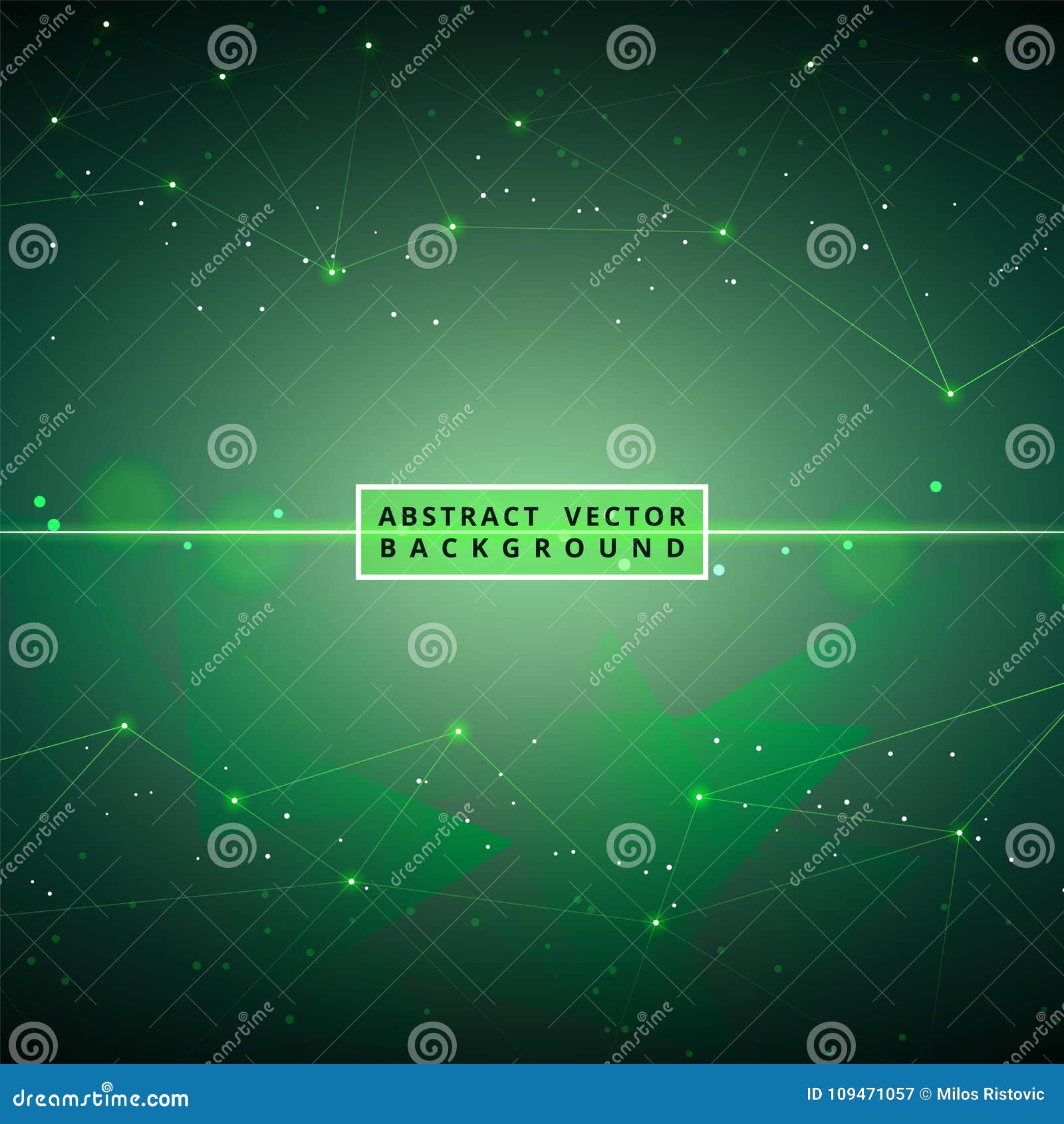 Beautiful Technology Green Light Abstract Vector Connection Background ...